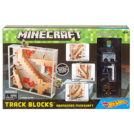 Minecraft Hot Wheels Track Blocks Abandoned Mineshaft Play Set ...